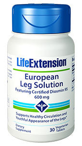 Life Extension European Leg Solution featuring Certified Diosmin 95 ...